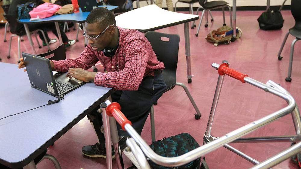 Nothing can stop Atlanta's Devon Berry from being a competitive athlete